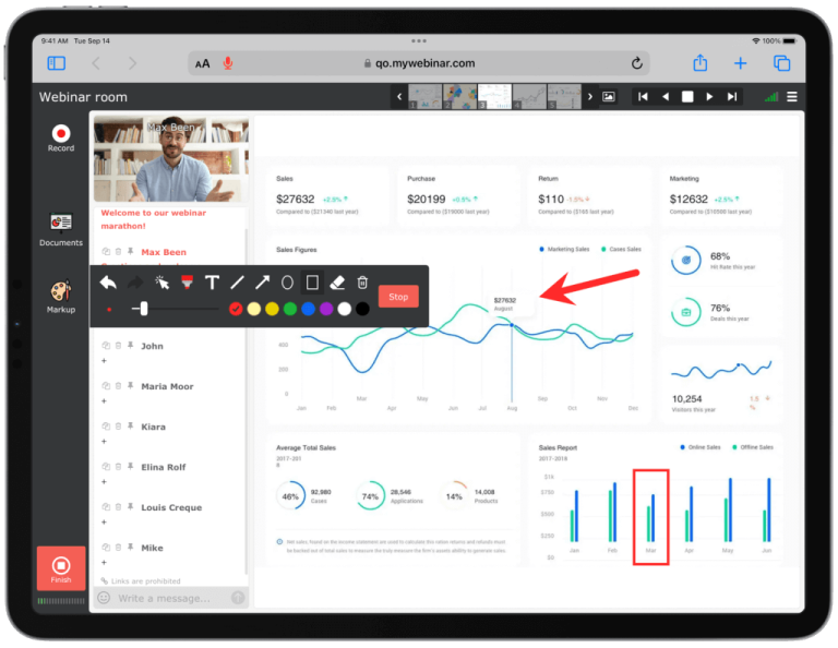 Как рисовать на экране онлайн поверх других программ