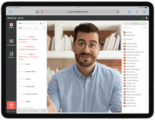 MyOwnConference — Web Conferencing & Webinar Platform